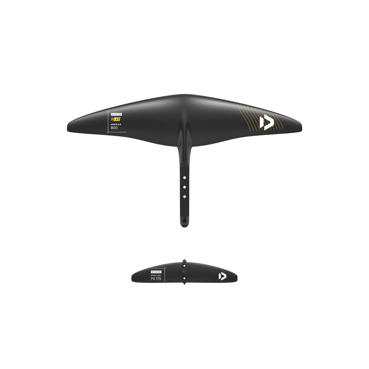 Duotone Wing Set Carve 3.0 D/LAB | Premium Hydrofoil Wings – 30 Noeuds